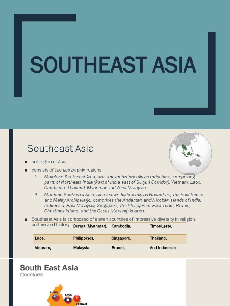 Southeast Asia | PDF | Southeast Asia