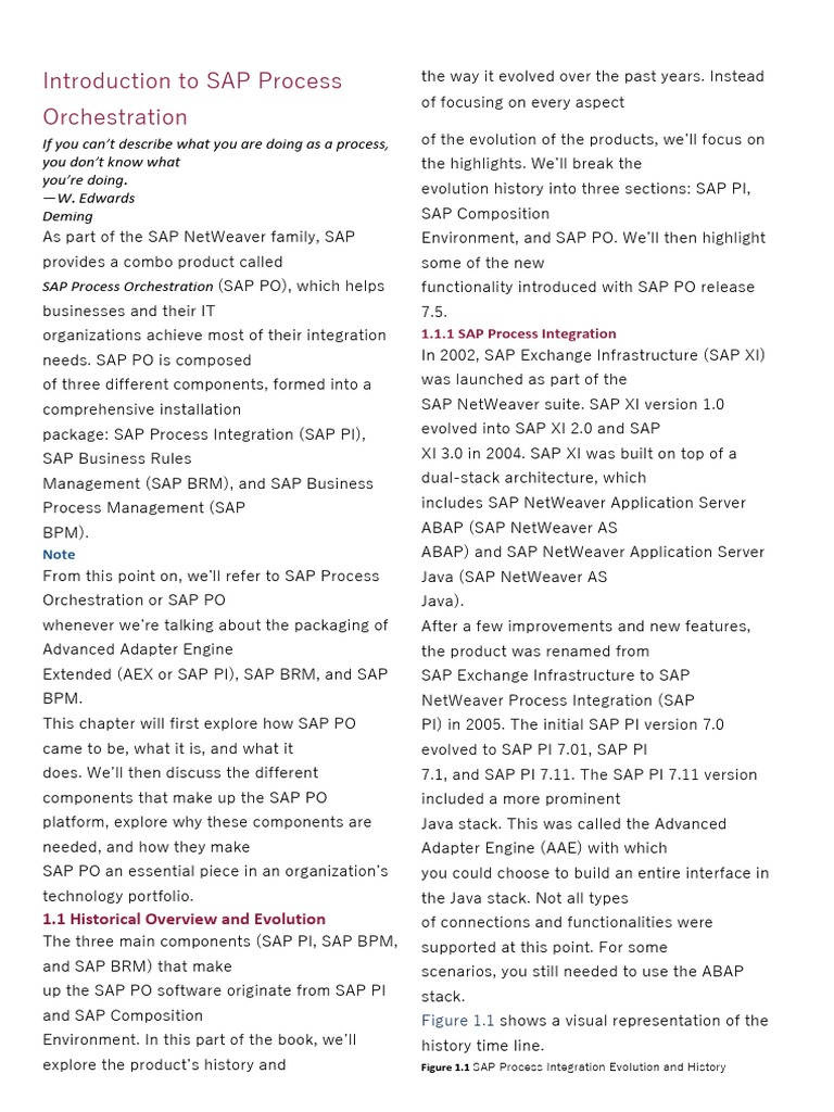 Introduction To SAP Process Orchestration | PDF | Sap Se | Business ...