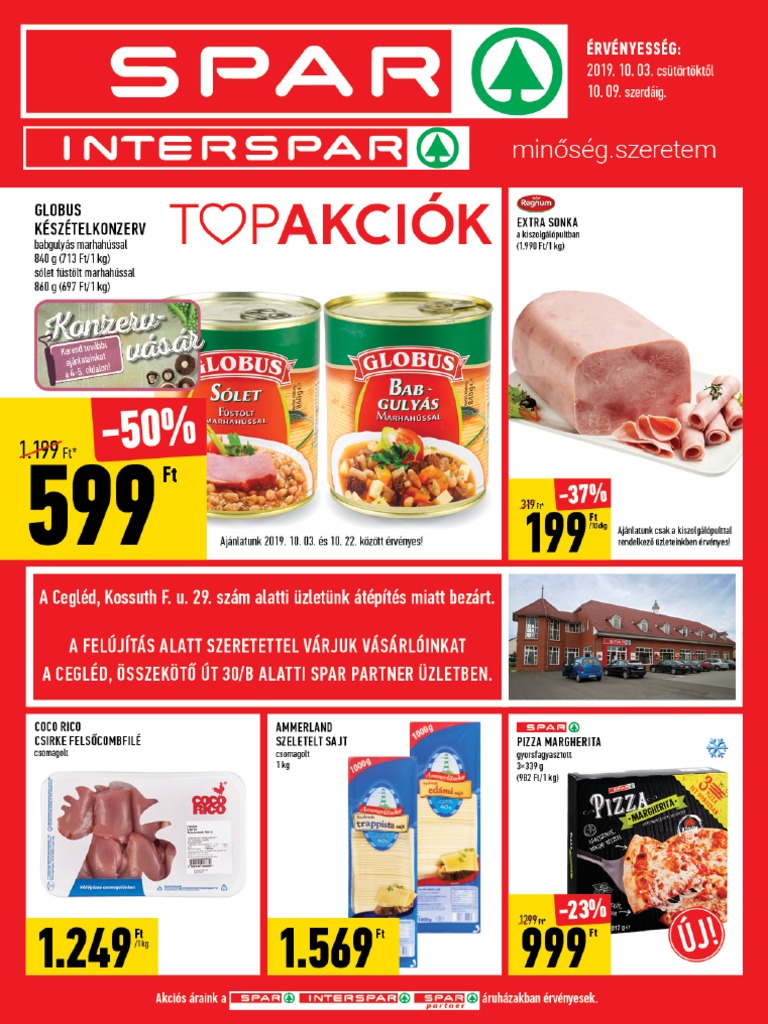 Spar Reklámújság 2019.10.02-10.09. | PDF