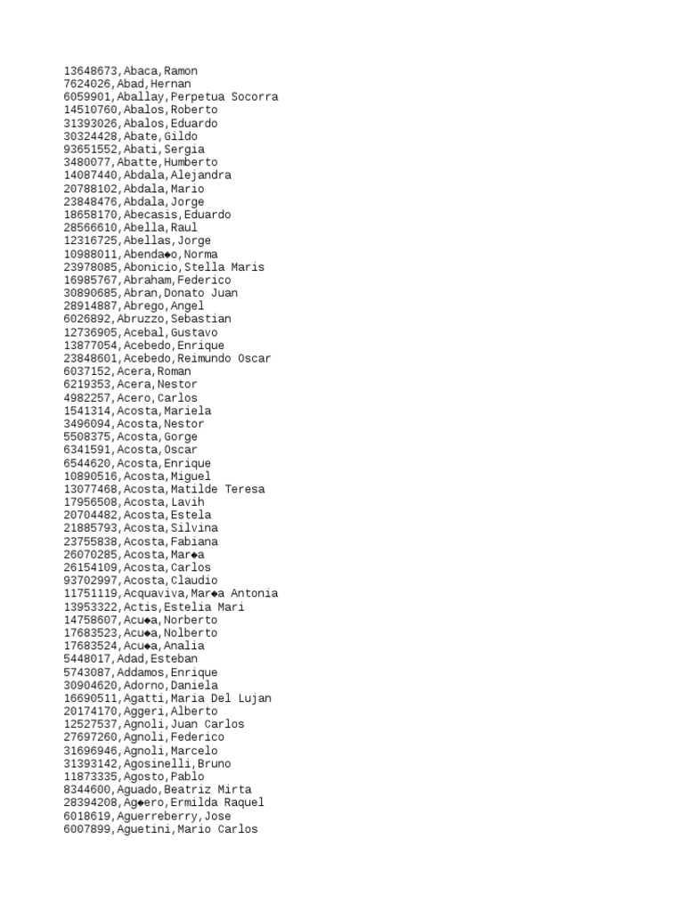 Tabla Personas TP FoxPro | PDF