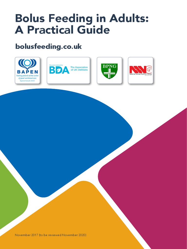 Bolus Feeding in Adults A Practical Guide | PDF | Syringe | Dietitian