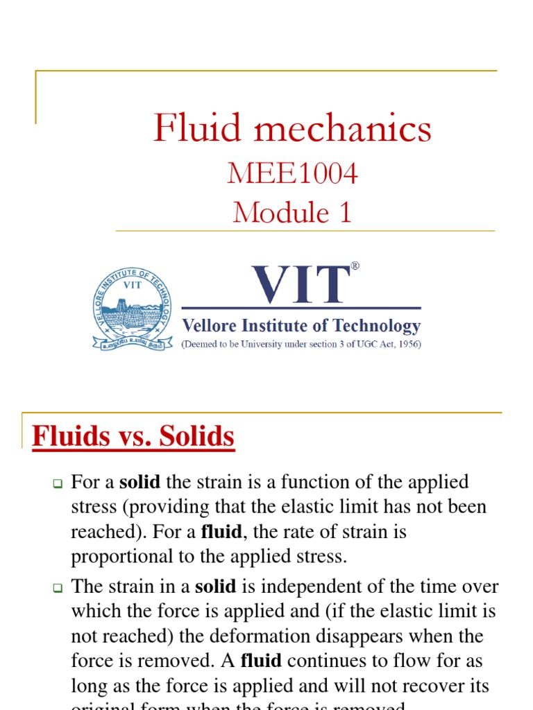 Fluid Lecture Notes | PDF | Buoyancy | Viscosity