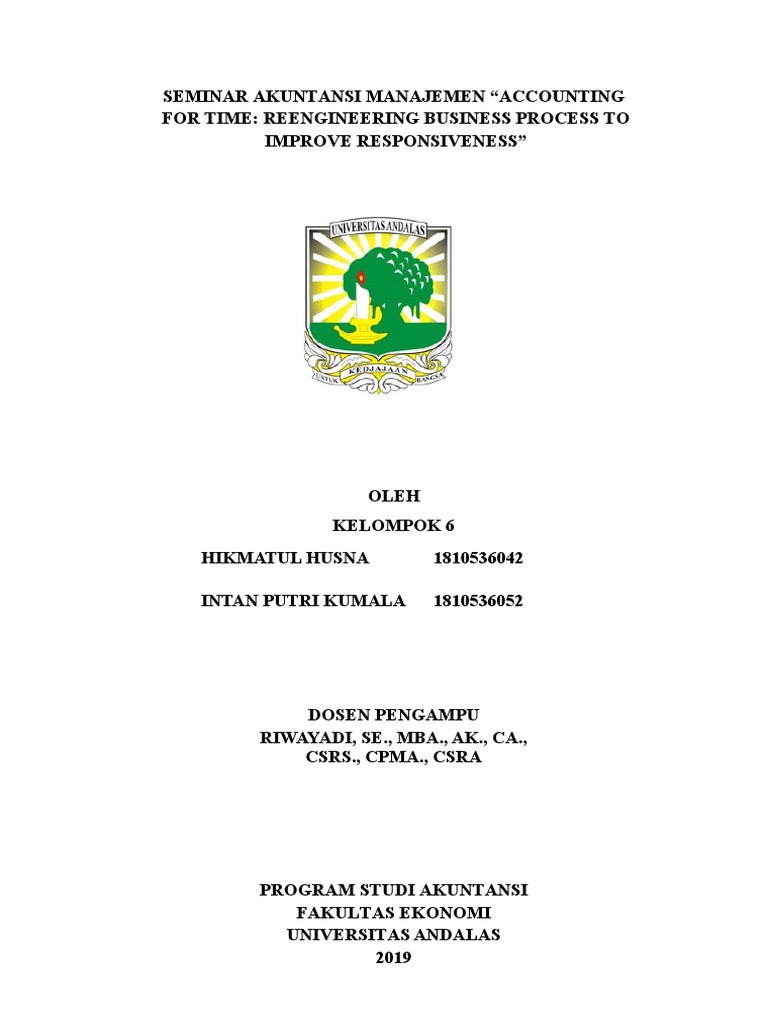 Accounting For Time - Sam KLP 6 | PDF