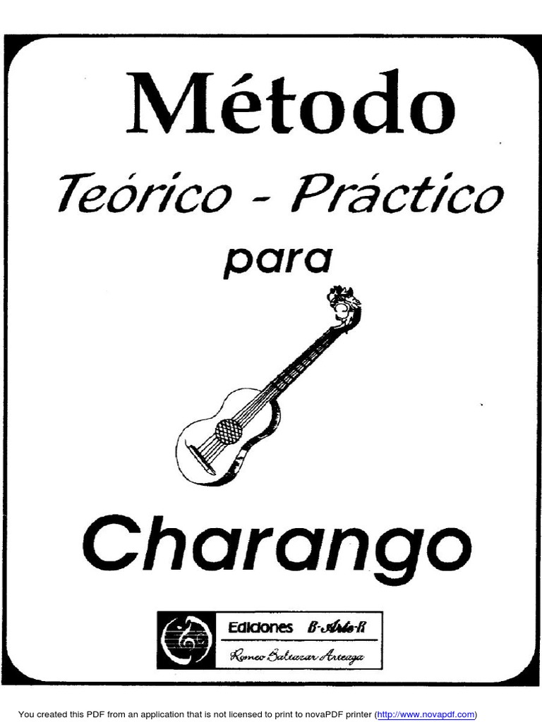 Método Teórico y Práctico para Charango | PDF | Printer (Computing) | Computer Hardware