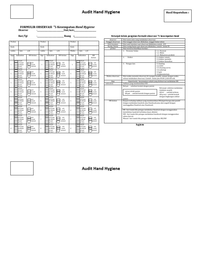fORMULIR hand-hygiene-nEW | PDF