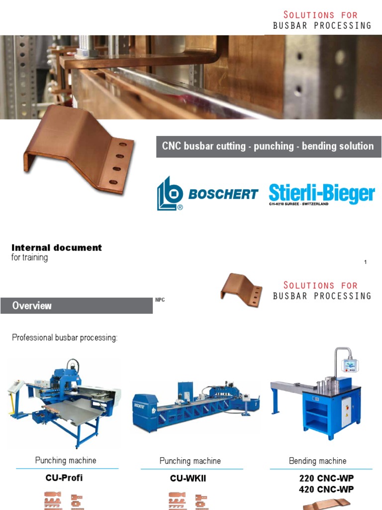 Boschert: CNC Busbar Cutting - Punching - Bending Solution | PDF ...