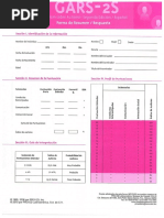 GARS-3S Ficha Técnica y Descripción | PDF | Espectro autista | Validez (Estadísticas)
