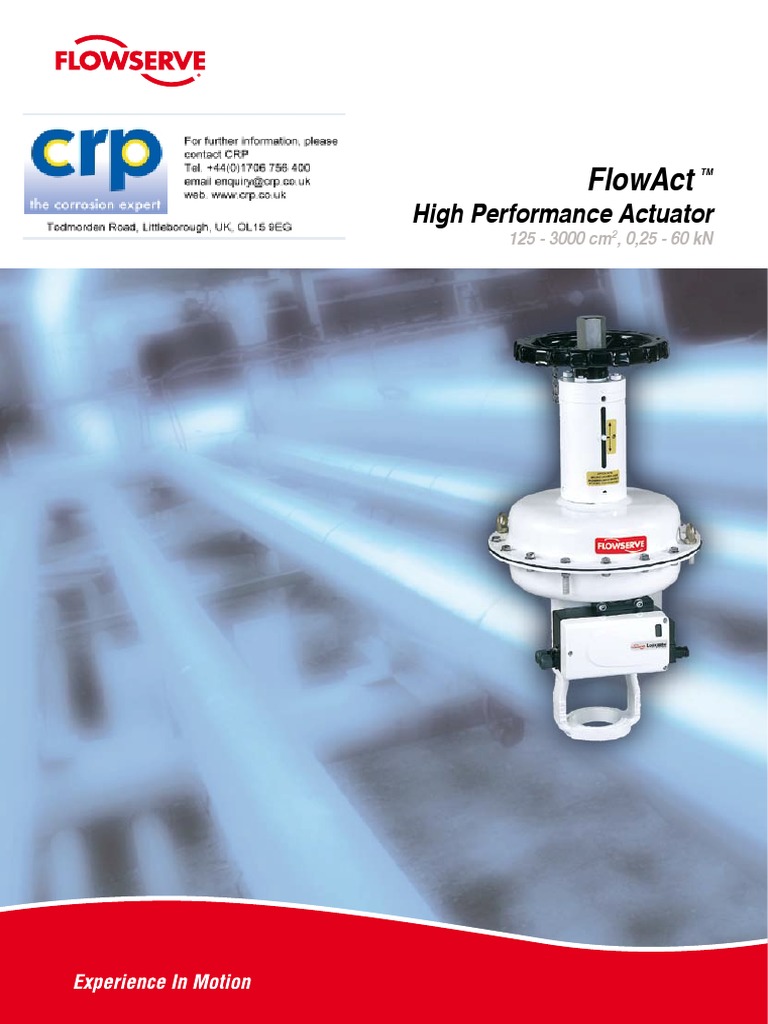 Flowact: High Performance Actuator | PDF | Valve | Energy Technology