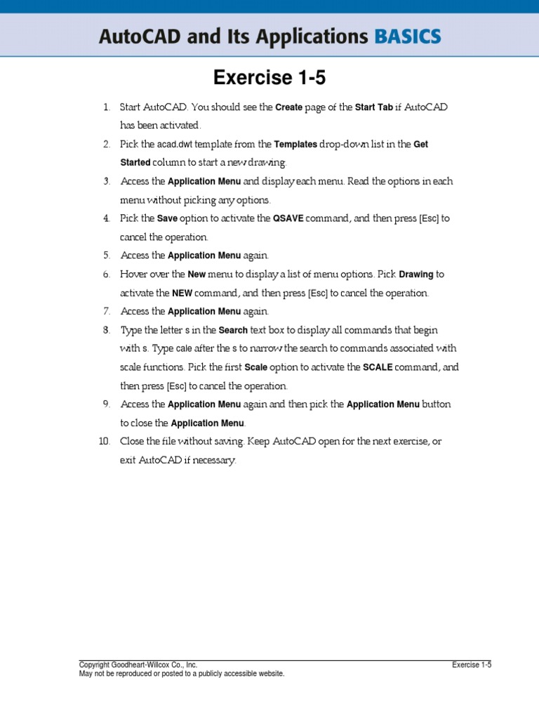 Exercise 1-5: Create Start Tab | PDF