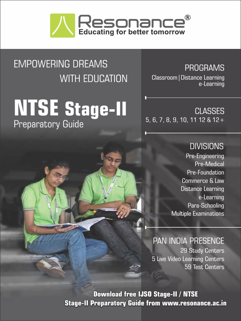 NTSE Stage 2 Resonance Sat and Mat | PDF | Oxide | Nitrogen