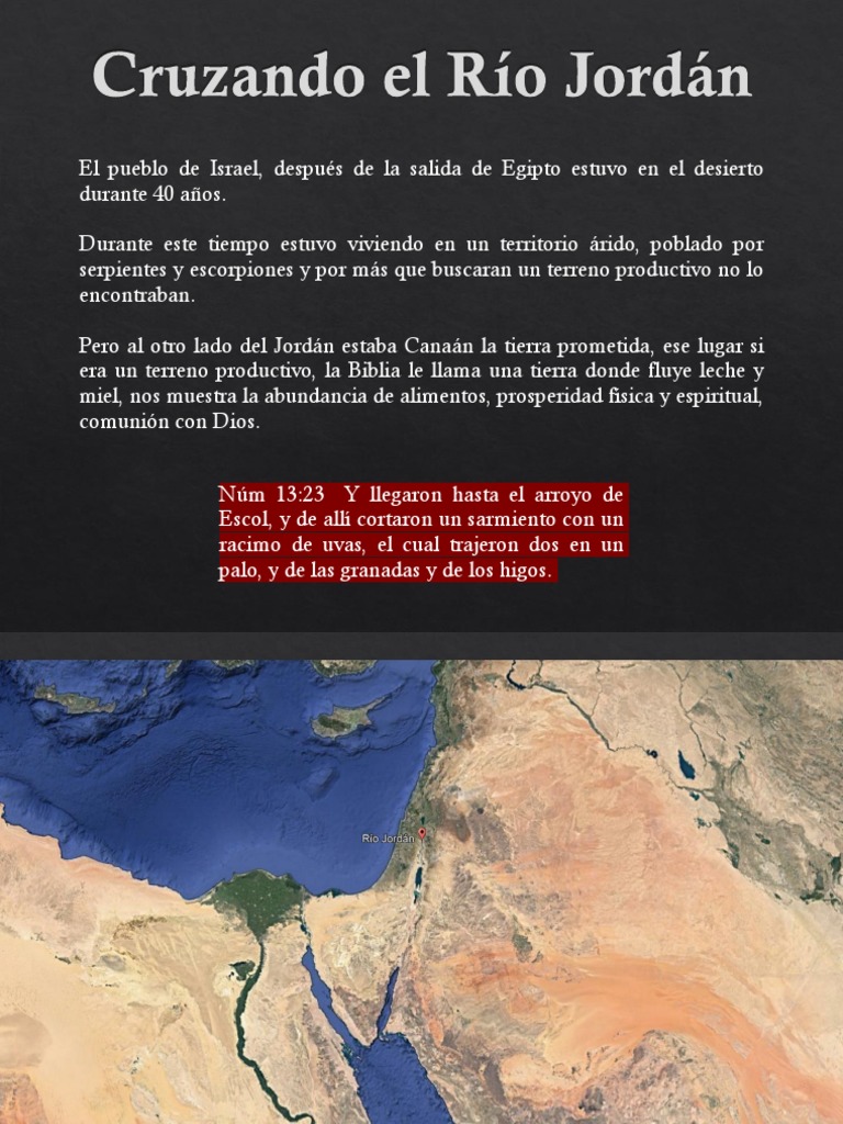 Cruzando el Río Jordán hacia Canaán | PDF | Moisés | David