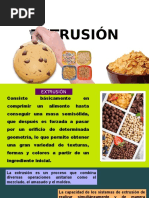 Proceso de Extrusión en Alimentos | PDF | Extrusión | Cereales