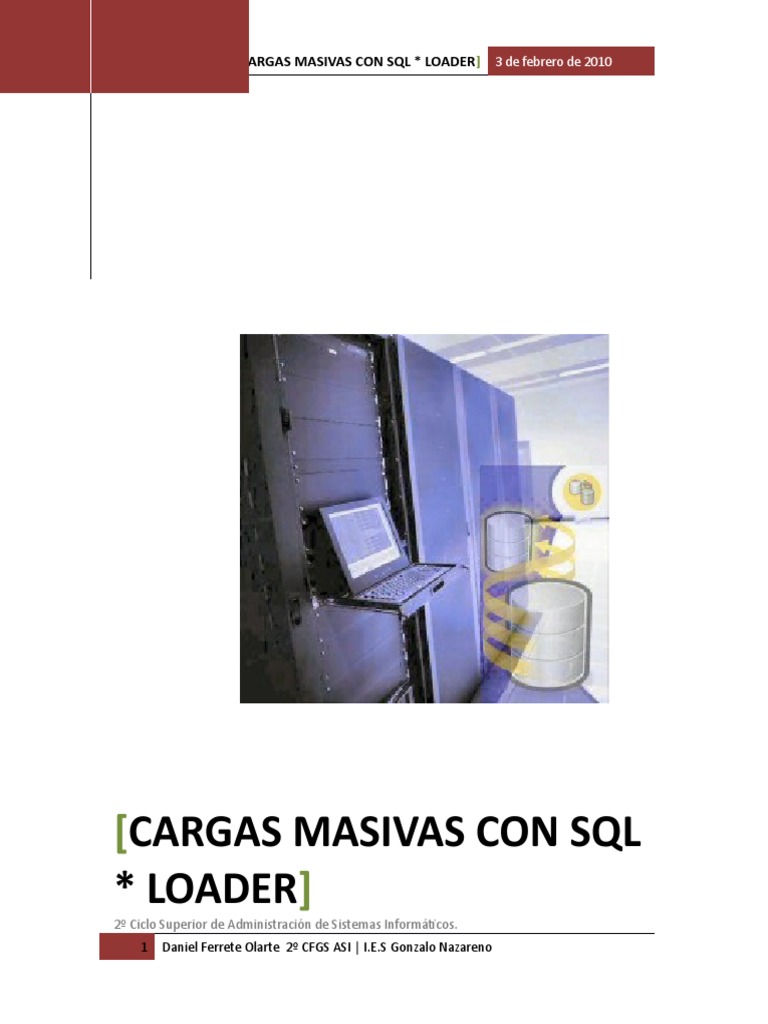SQL Loader | PDF | SQL | Tabla (base de datos)