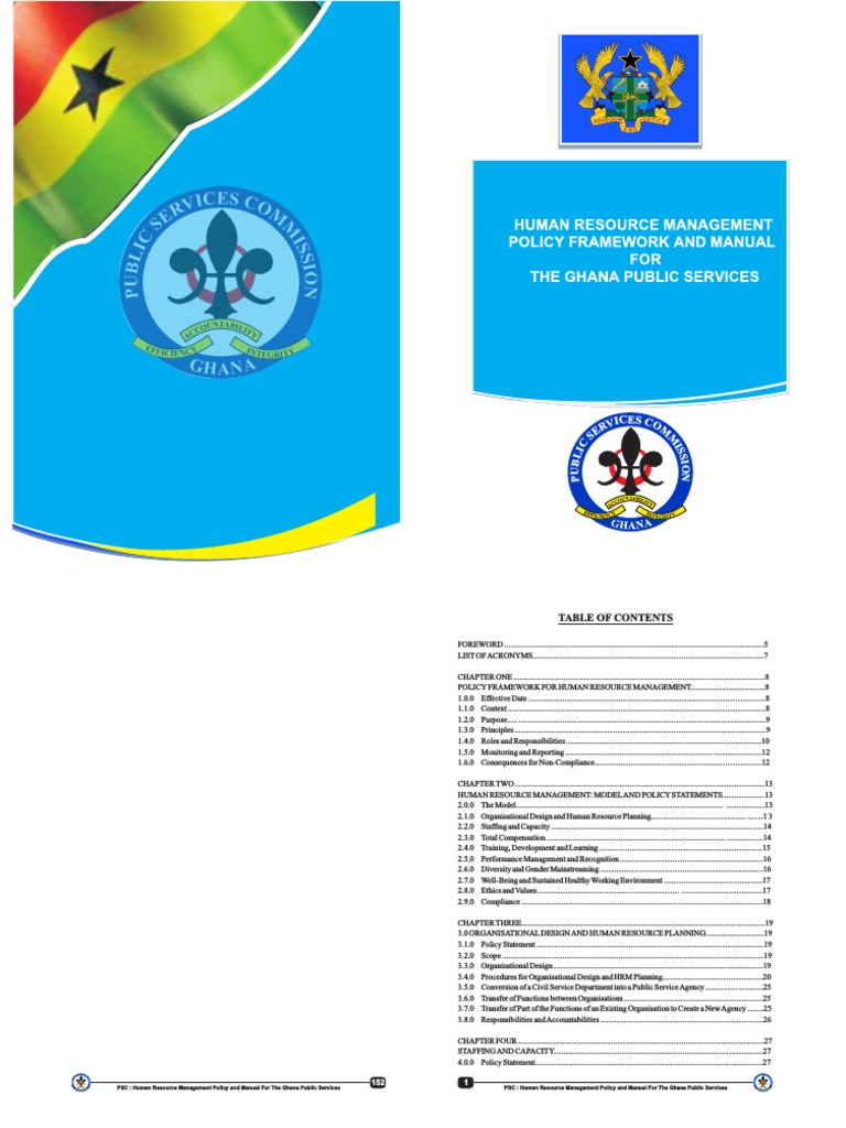 HR Policy Framework & Manual | Download Free PDF | Employment | Human ...