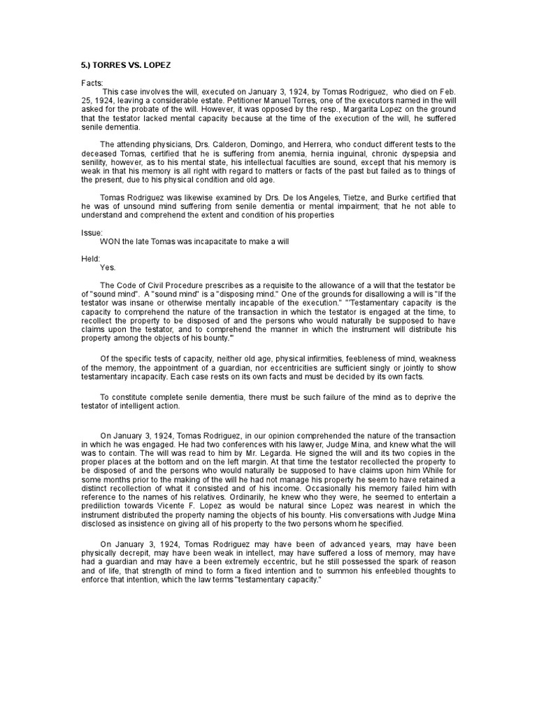 7 - Torres vs. Lopez | PDF | Government Information | Virtue