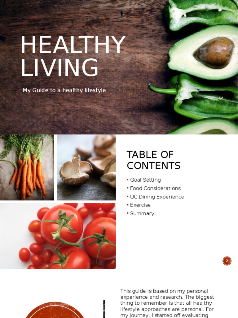Healthy Living | PDF | Food Processing | Foods
