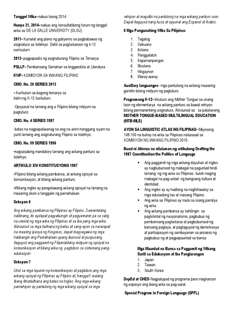 FilDis Prelim Reviewer | PDF
