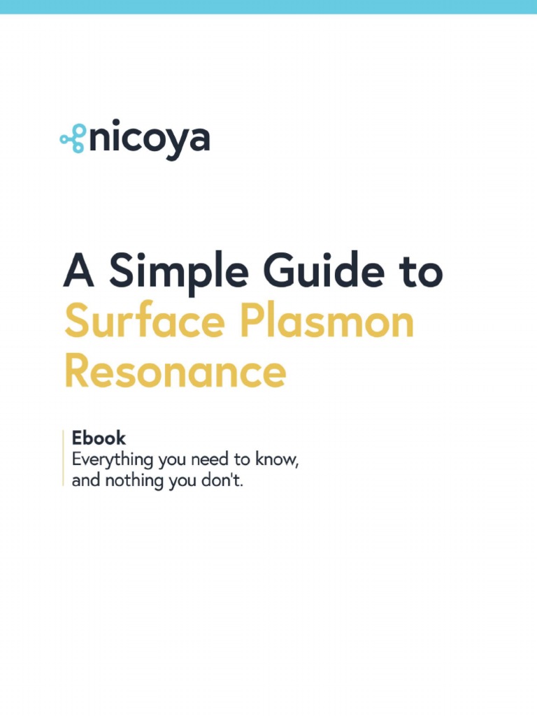 Ebook SPR Nicoya Nutermia 2019 | PDF | Surface Plasmon Resonance ...
