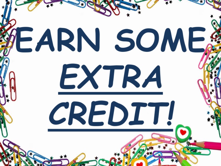 Extra Credit Sign | PDF