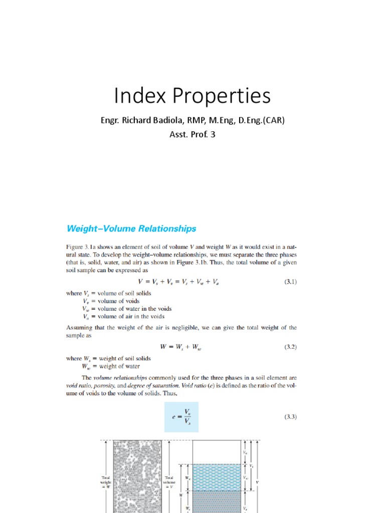 Index Properties | PDF