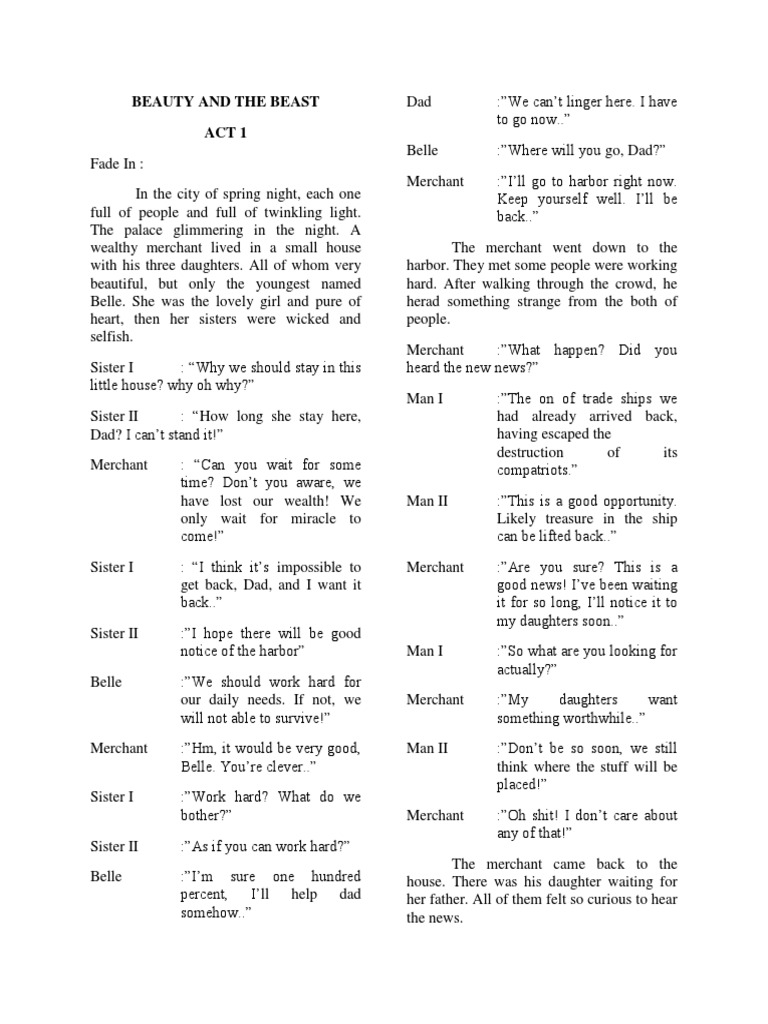 Beauty and The Beast | PDF