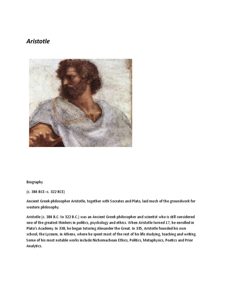 Aristotle | PDF | Aristotle | Reason