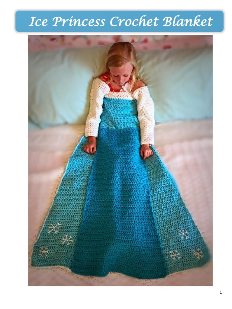 Elsa Crochet Blanket Pattern | Download Free PDF | Crochet | Woven Fabrics