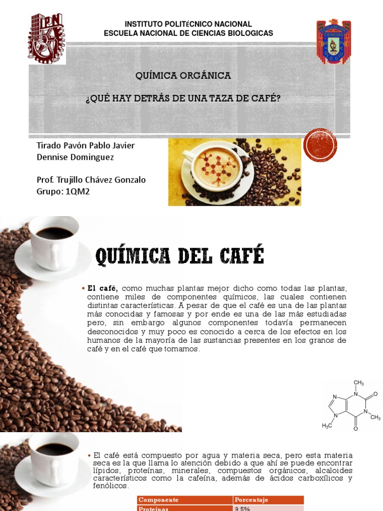Composición química del café | PDF | Caramelo | café