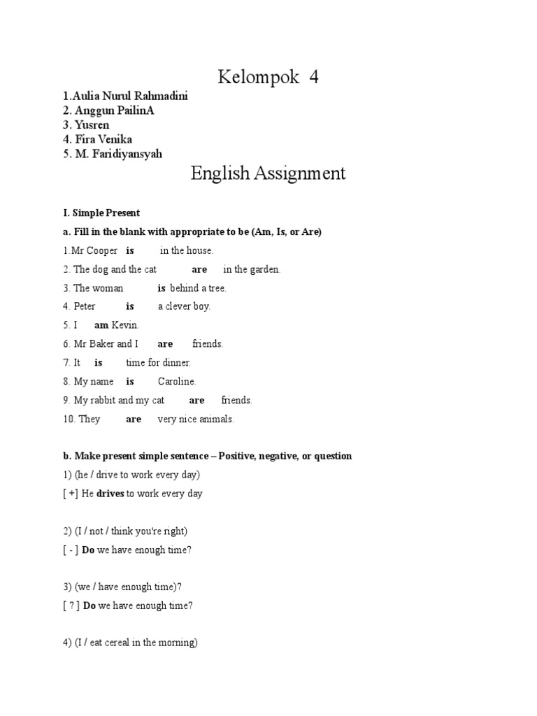 English Assignment | PDF