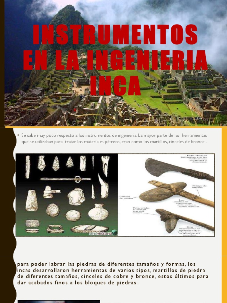 Instrumentos en La Ingenieria Inca-Construccion Andina | PDF | Ciencias ...