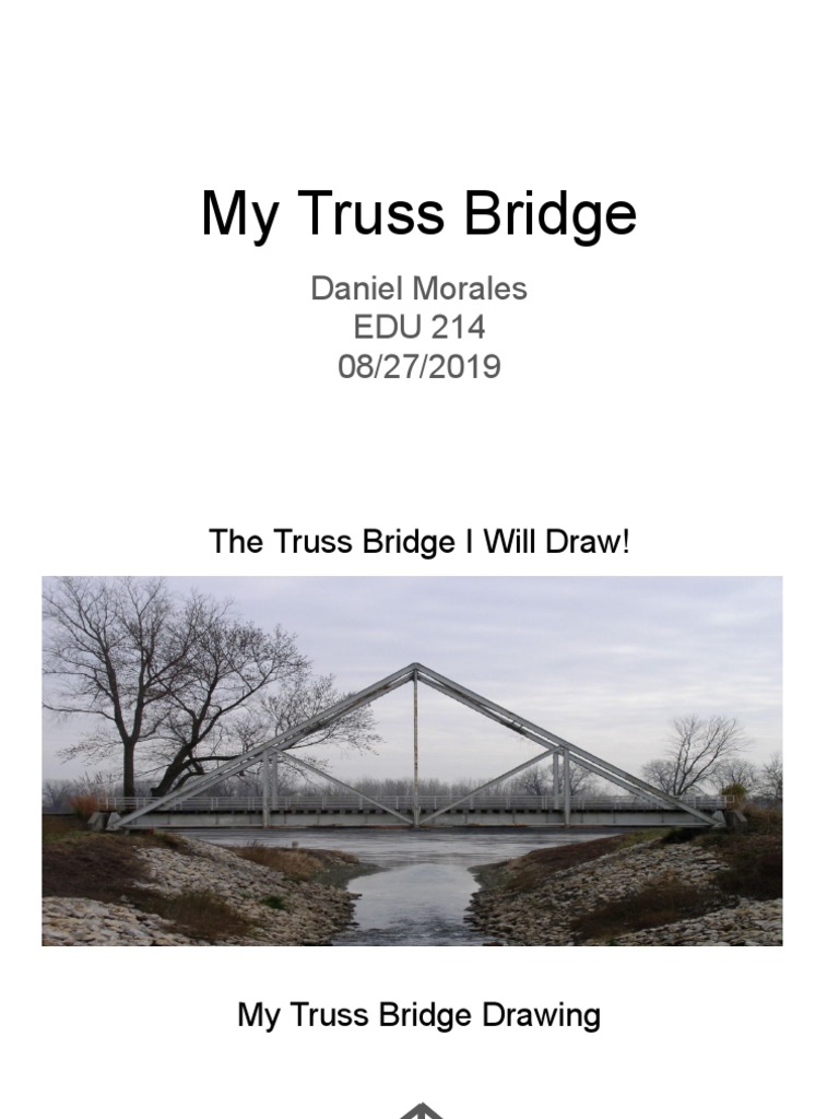 Drawing a Truss Bridge Guide | PDF