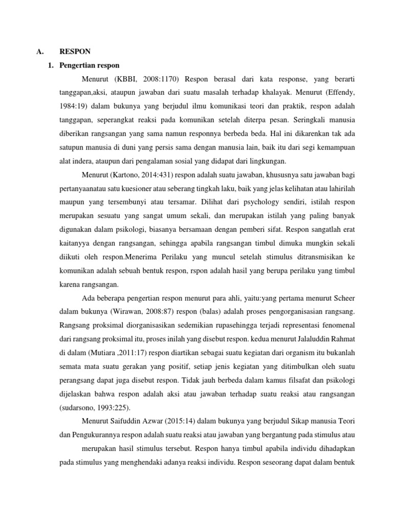 Rentang Respon | PDF