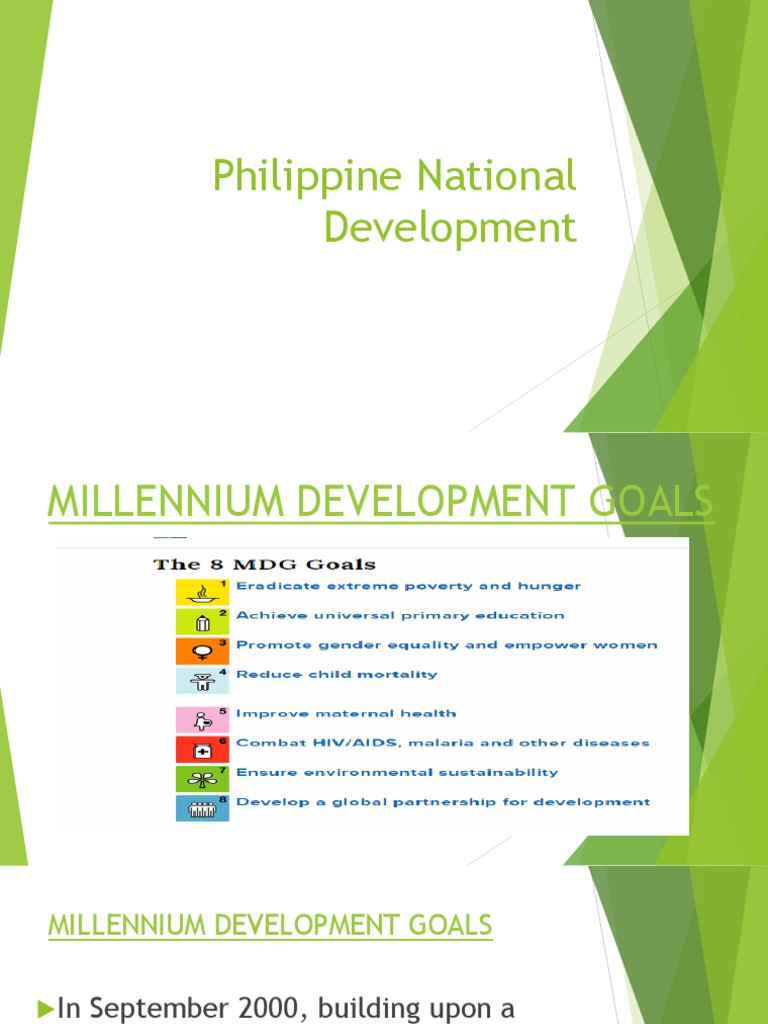 Philippine National Development | PDF | Millennium Development Goals | Sustainability