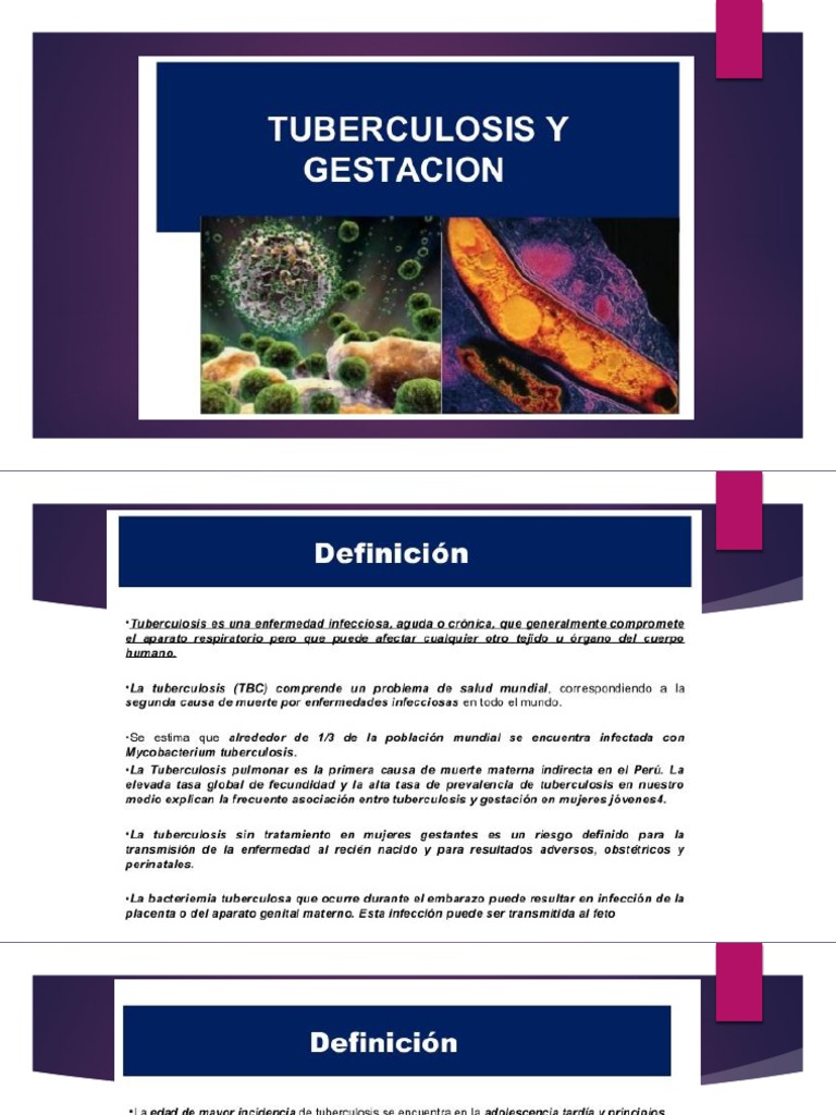 TBC Pulmonar y Gestacion | PDF | Tuberculosis | Epidemiología