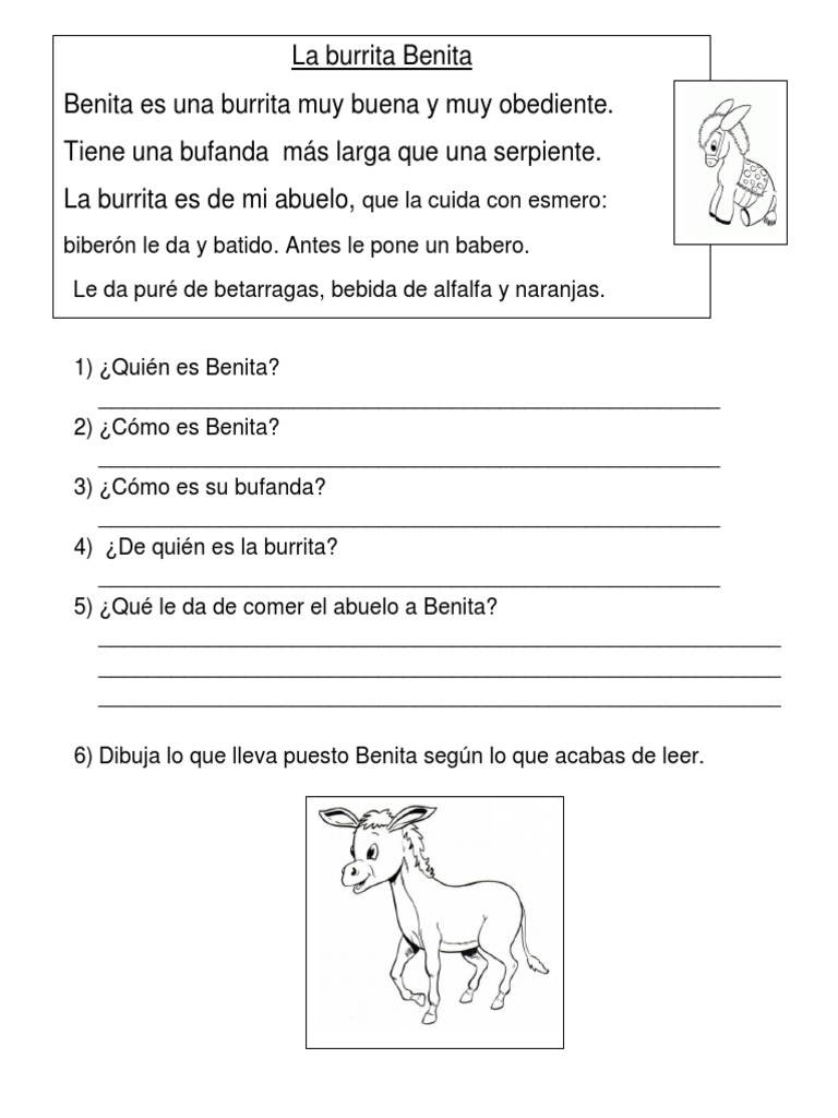 Lectura Letra B | PDF