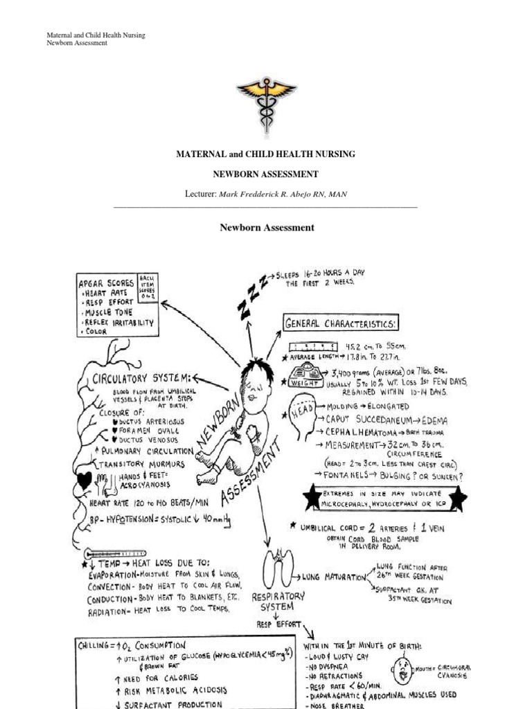 Newborn Nursing Assessment Guide | PDF | Infants | Preterm Birth