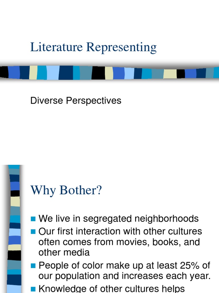 Literature Representing | PDF | Multiculturalism | Ethnic Groups
