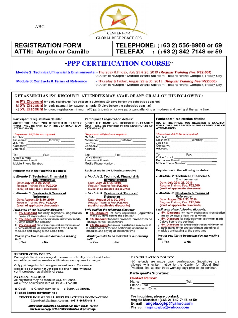 PPP Certification Course | PDF | Service Industries | Money