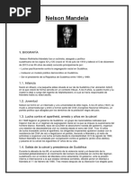 Biografía de Nelson Mandela | PDF
