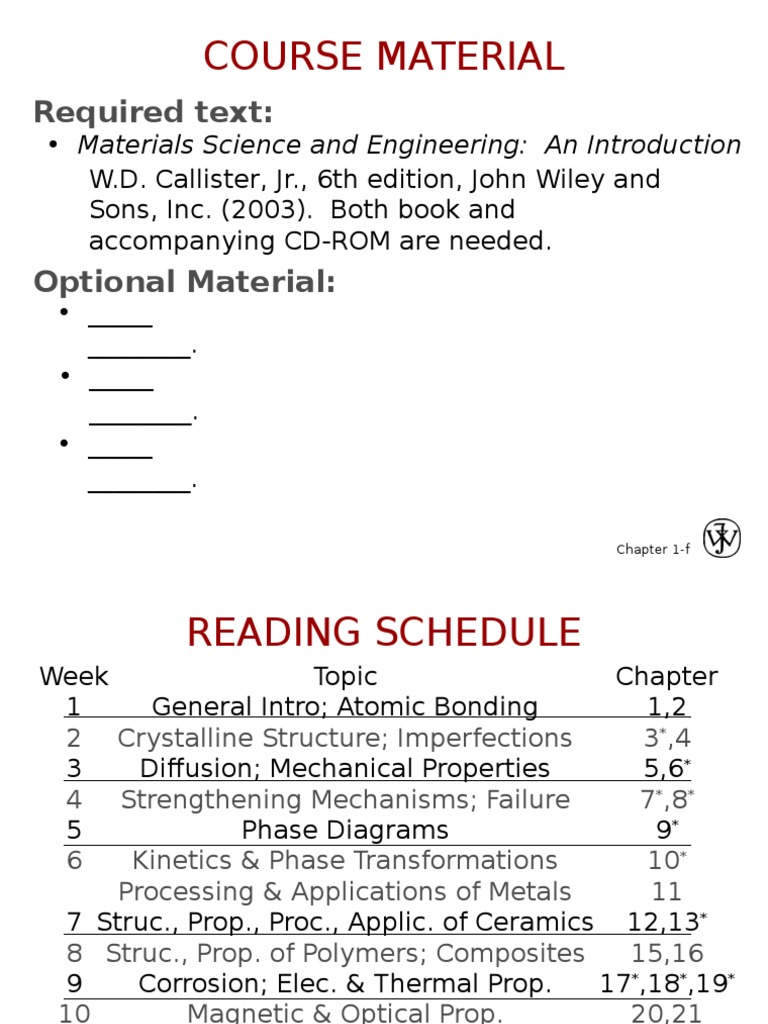 Course Material: Required Text | PDF | Materials Science | Electrical ...