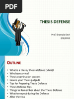 Oral Defense Presentation Tips | PDF | Career & Growth