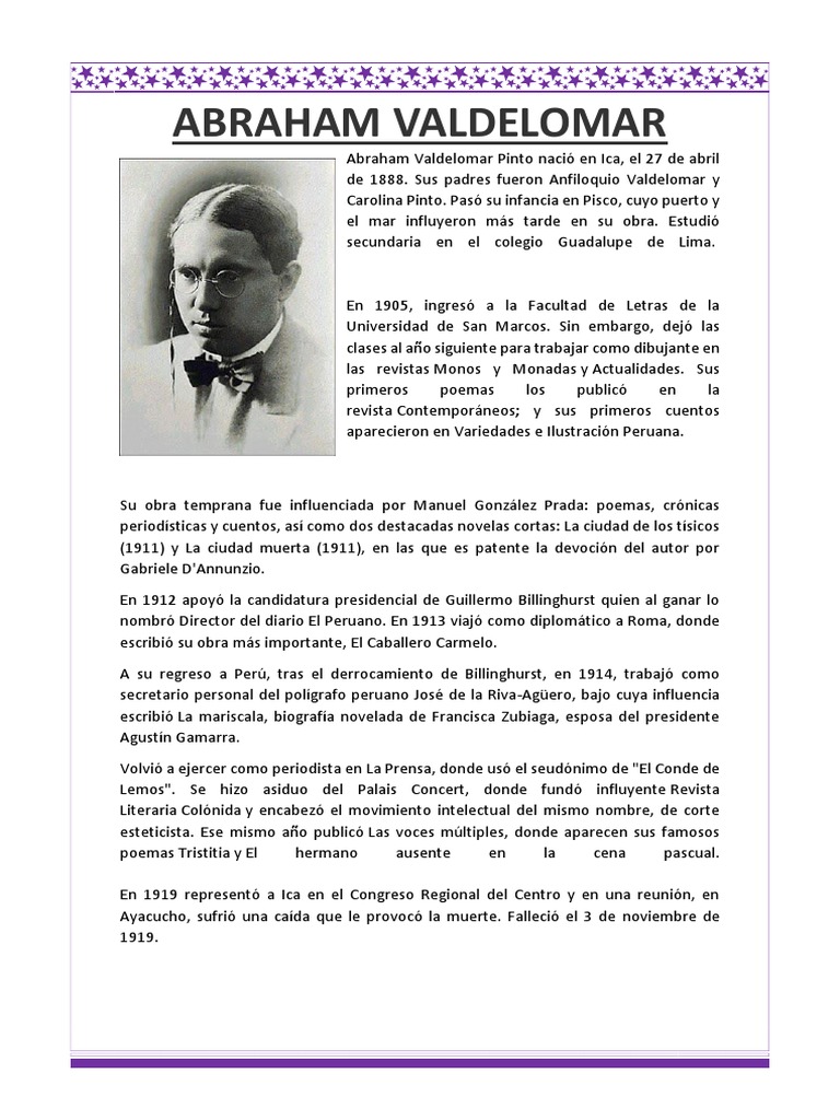 Abraham Valdelomar | PDF