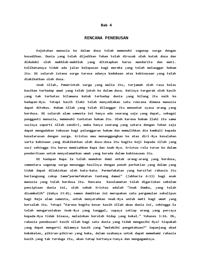 Pndb-04 Rencana Penebusan | PDF