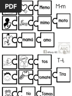 Rompecabezas Silabas | PDF | Rompecabezas | Matemáticas recreativas