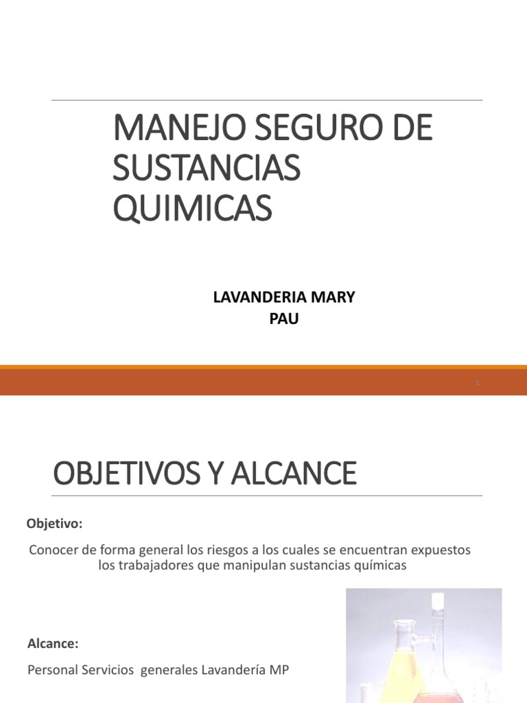 Manejo Seguro de Sustancias Quimicas | PDF | Oxígeno | Toxicidad