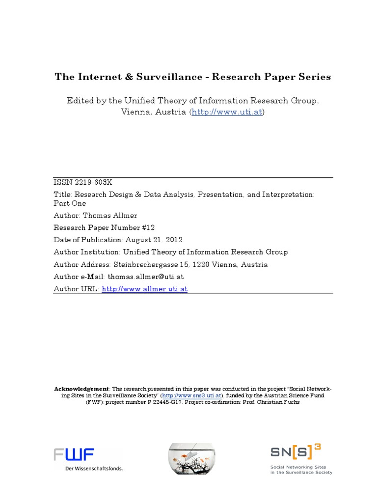 Data Analysis Paper PDF | PDF | Privacy | Social Networking Service