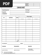 Canvass Sheet Template for Procurement | PDF | Business | Technology ...
