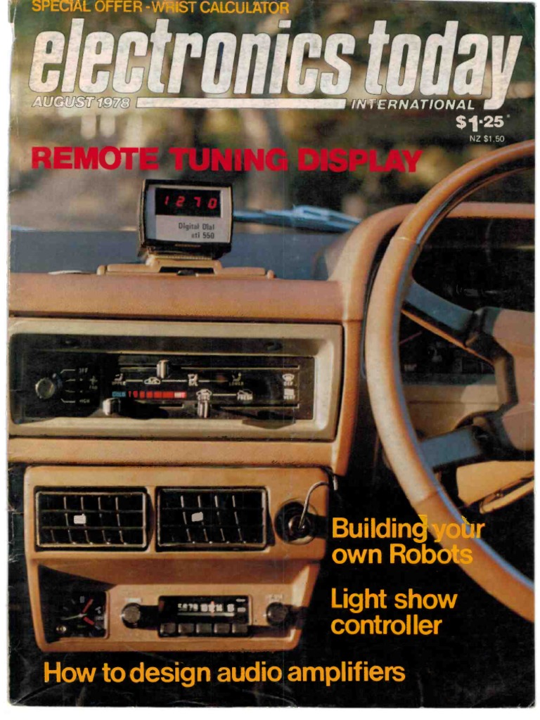 ETI 1978-08 August | PDF | Amplifier | Microphone