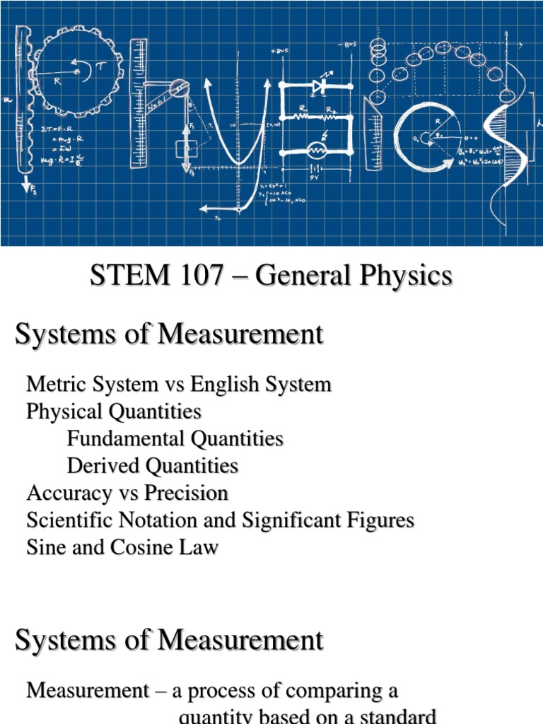 STEM 107 - General Physics | PDF