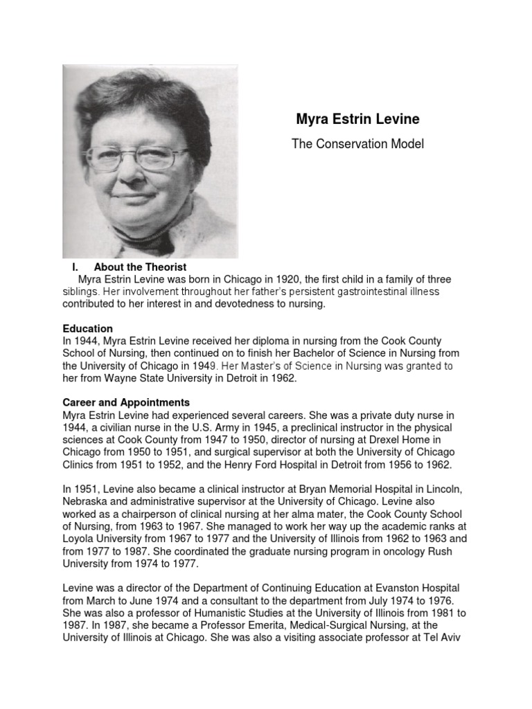 Myra Levine | PDF | Nursing | Social Group